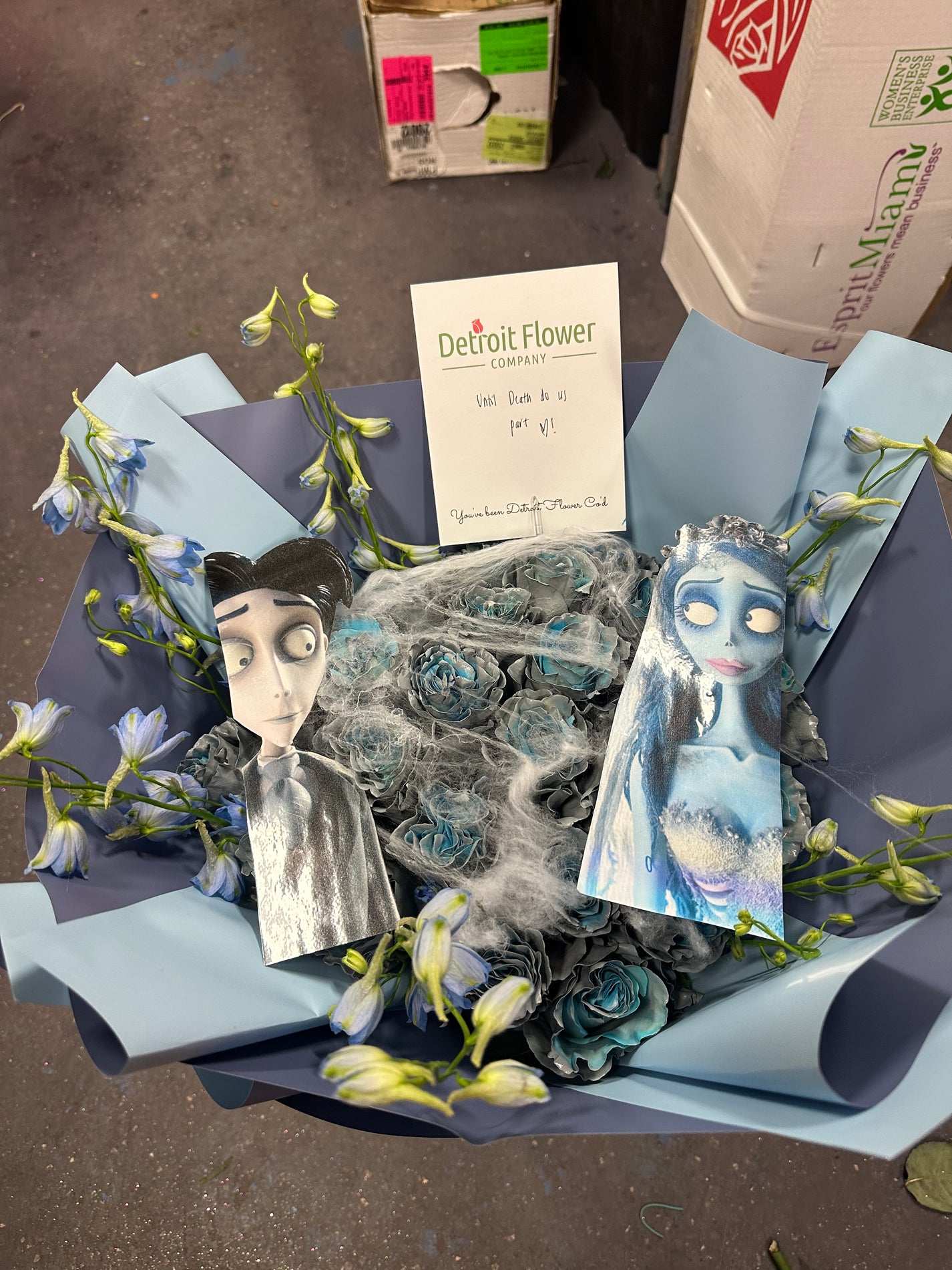 Corpse Bride Spooky Bouquet – Detroit Flower Company