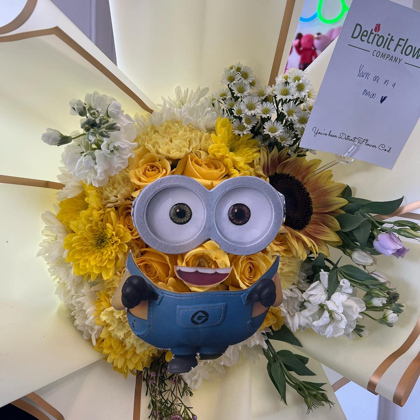 Minion Bouquet – Detroit Flower Company