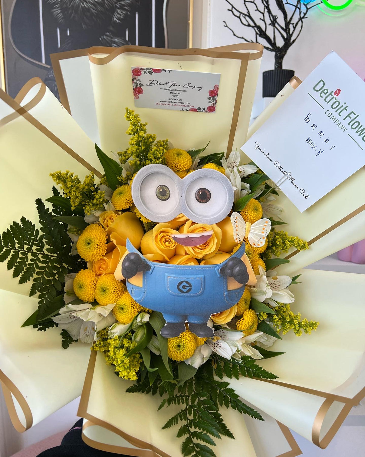 Minion Bouquet – Detroit Flower Company