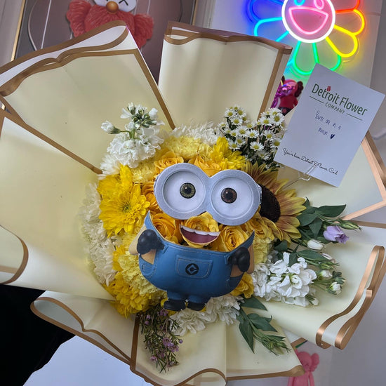 Minion Bouquet – Detroit Flower Company