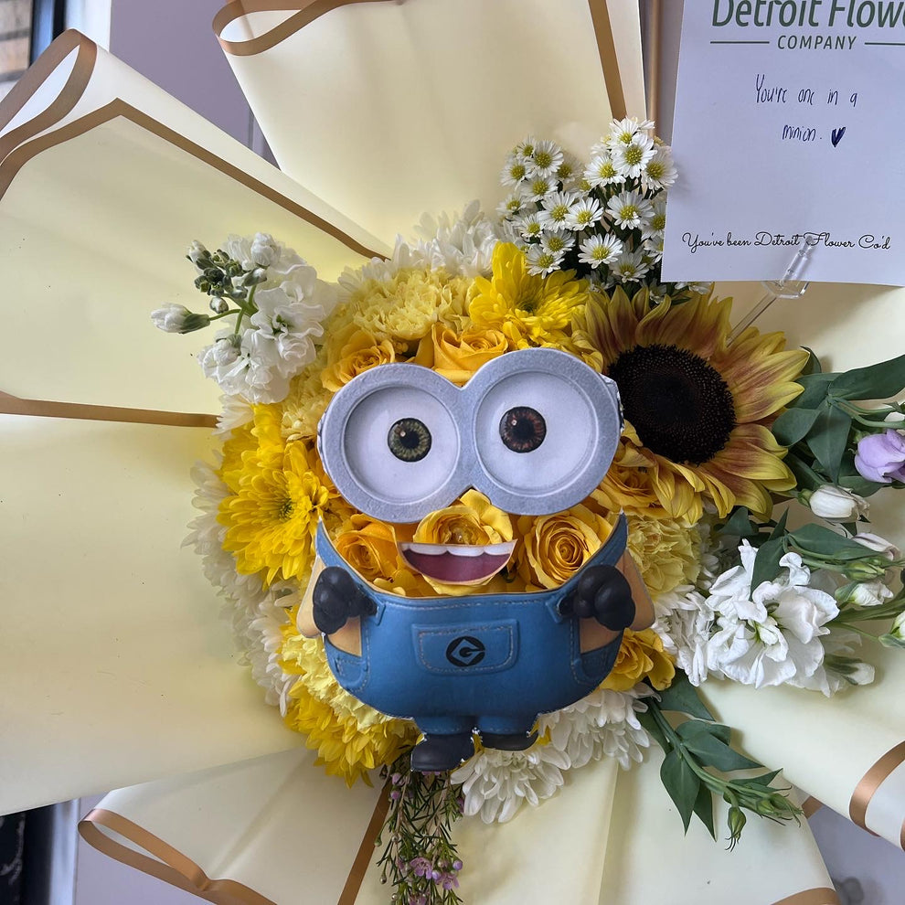 Minion Bouquet – Detroit Flower Company